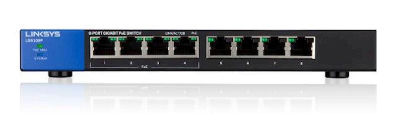 Linksys Small Business 8 portno PoE stikalo LGS108P - LGS108P-EU ...